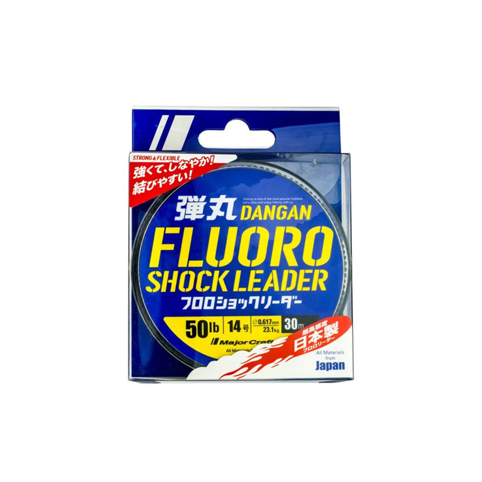 Major Craft Dangan Flurocarbon Παράμαλο 30m PE7-PE14